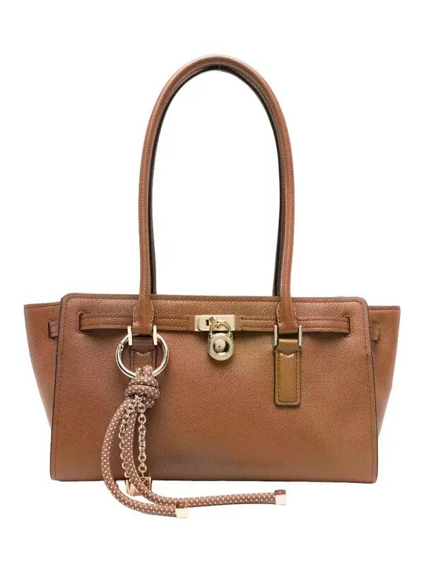 Michael Kors Leather Top Handle Bag - Brown