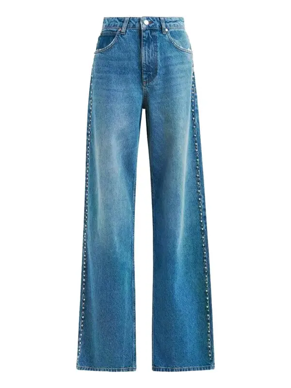 Essentiel Antwerp Crystal-embellished Jeans - Blue