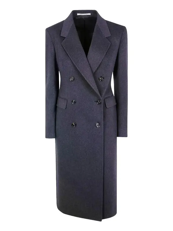 Tagliatore Meryl Double-breasted Wool Coat - Blue