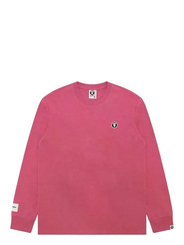 AAPE BY *A BATHING APE® Logo Long-sleeve T-shirt - Pink
