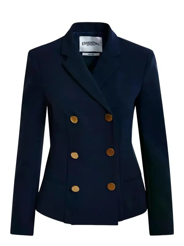 Essentiel Antwerp Irtha Double-breasted Blazer - Blue