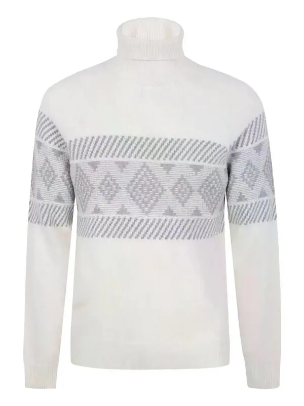 BARBA NAPOLI Wool Jumper - White