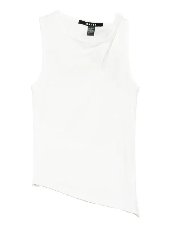 Ksubi Asymmetric Tank - White