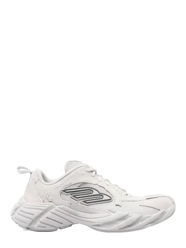 Balenciaga Monday Logo-detail Sneakers - 1011 Full Light Grey