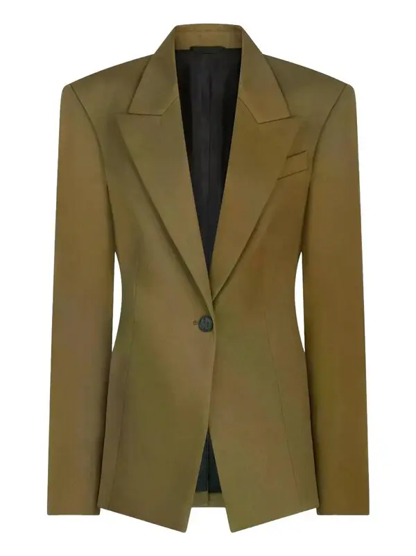 Attico Single-breasted Blazer - Green