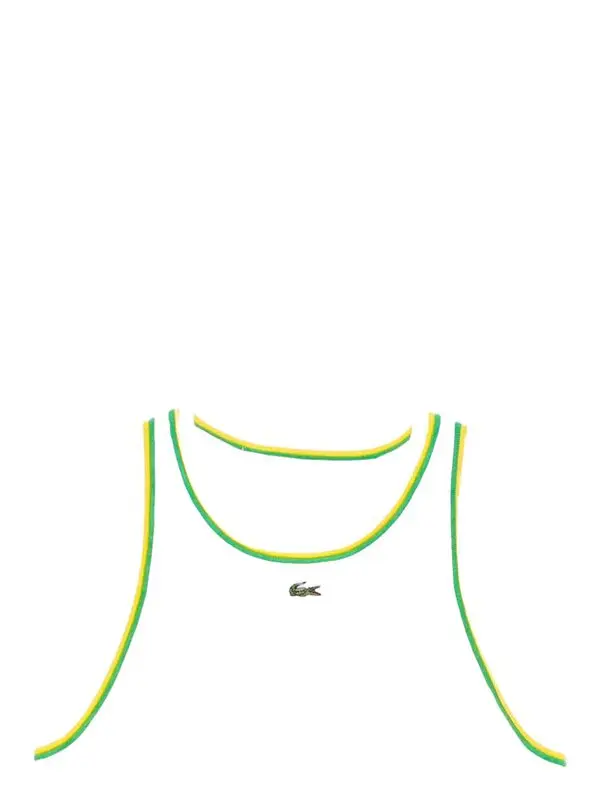 Lacoste Jersey Tank Top - White