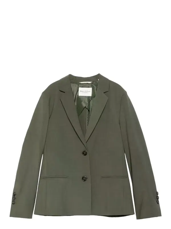 Marc O'polo Button-fastening Notched-lapel Blazer - Green