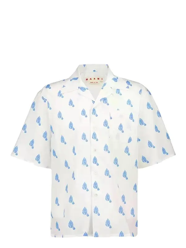 Marni Printed Short-sleeves Shirt - White