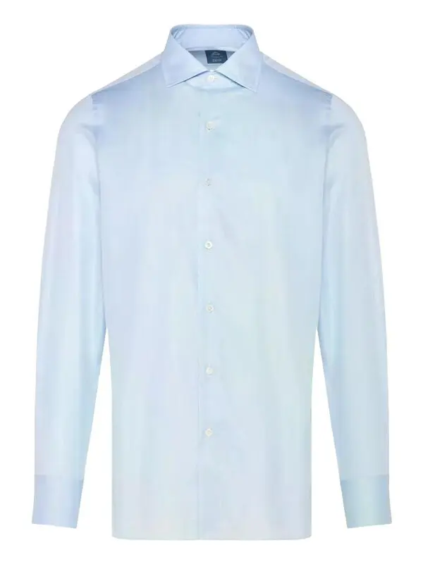 FINAMORE 1925 Button-down Shirt - Blue
