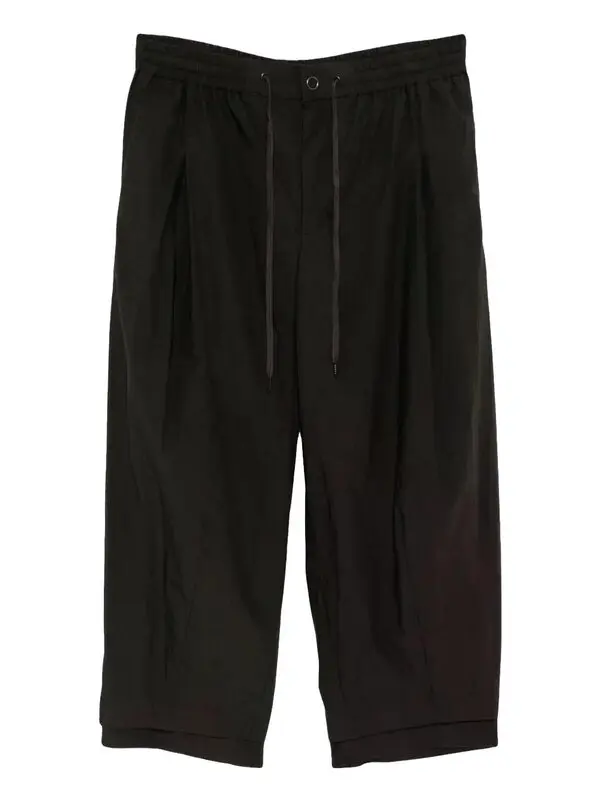 DEVOA Cotton Trousers - Brown