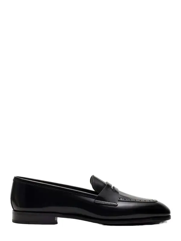 Church's Polished-finish Leather Loafers - Black