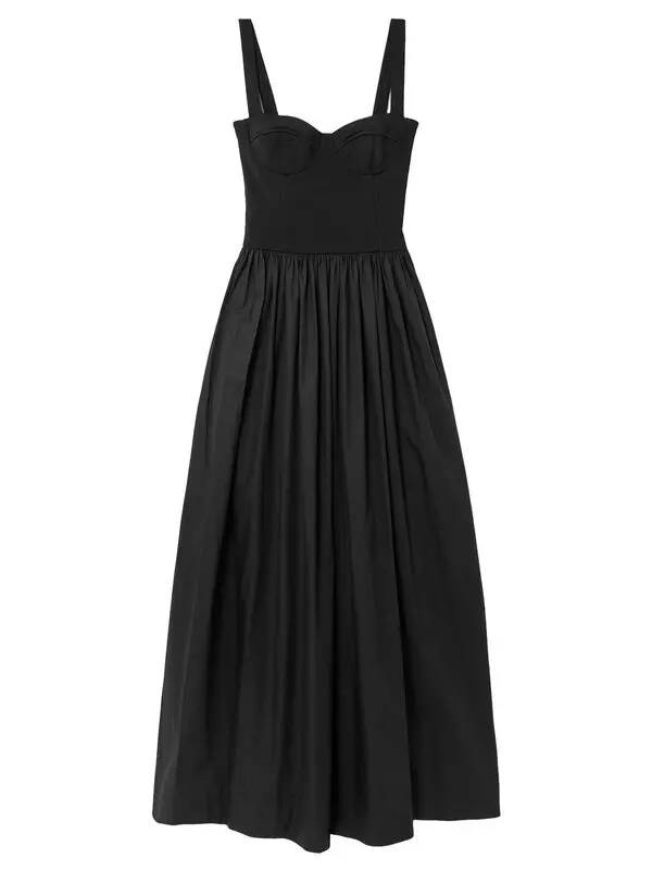ESSE STUDIOS Bustier Maxi Dress - Black
