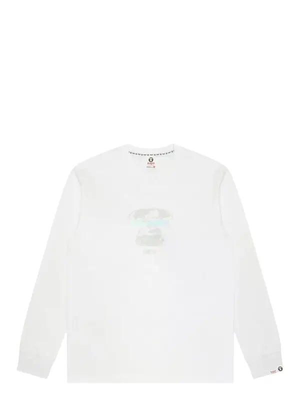 AAPE BY *A BATHING APE® Long-sleeved T-shirt - White