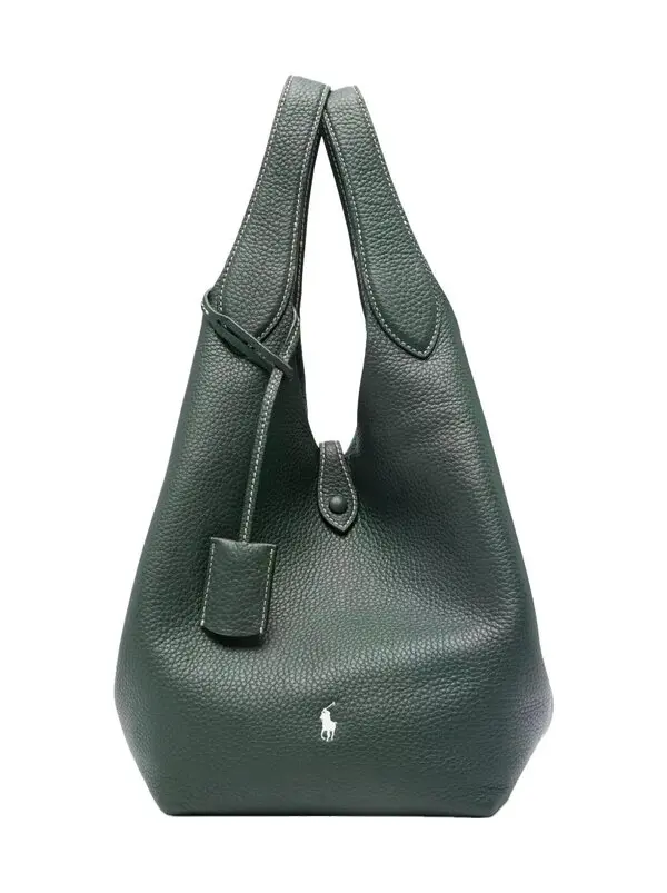 Polo Ralph Lauren Leather Shopper Tote - Green