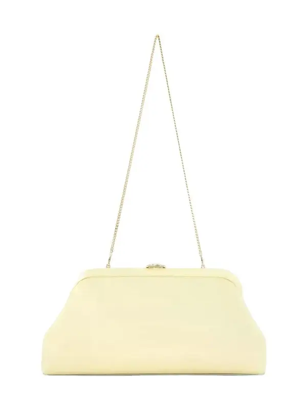 JIMMY CHOO Mini Skylar Shoulder-chain Clutch - Yellow
