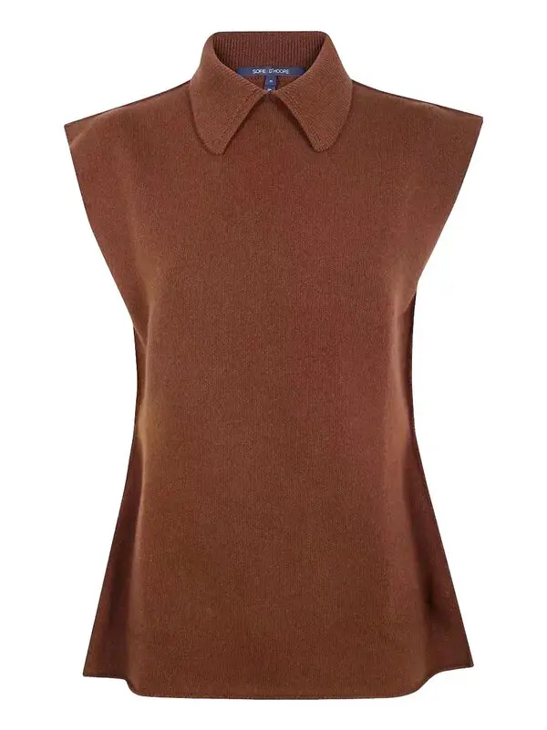 Sofie D'hoore May Knitted Top - Brown