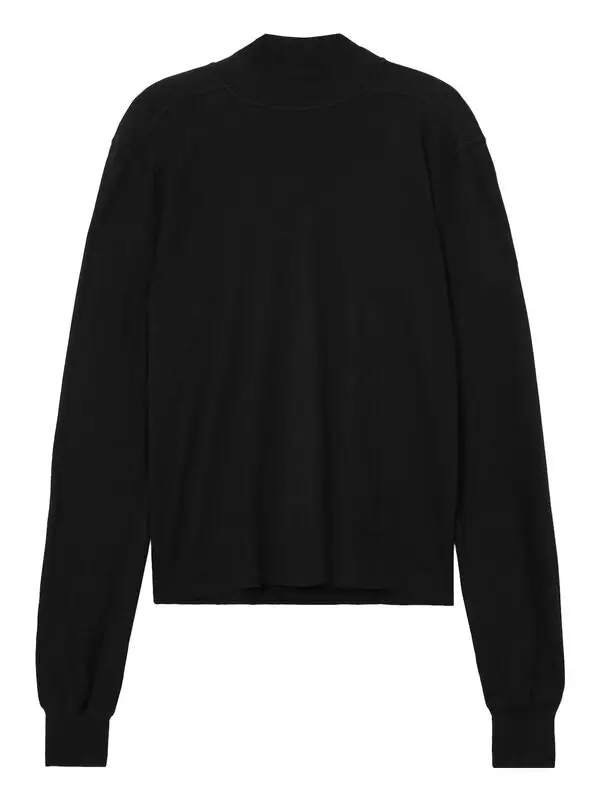 Rick Owens Cotton Sweater - Black
