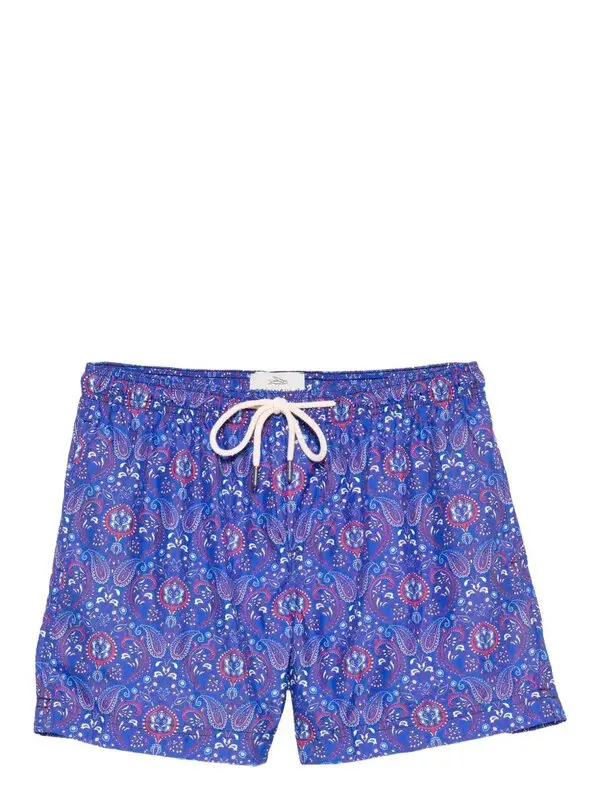 PENINSULA SWIMWEAR Paisley-print Swim Shorts - Blue