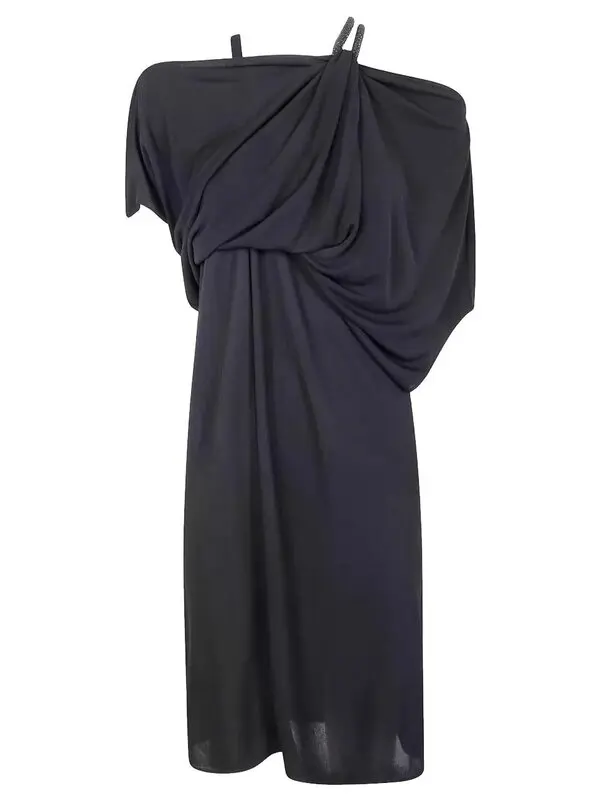 TOM FORD Draped Dress - Black