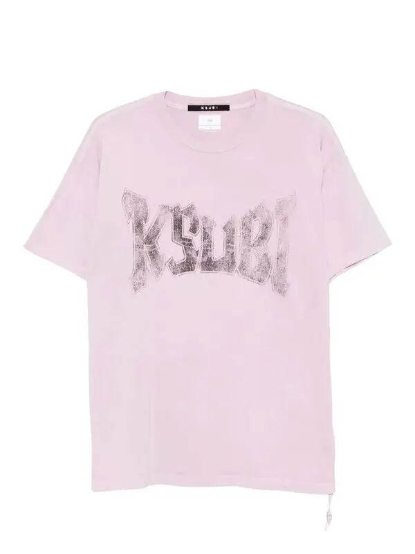 Ksubi World Tour Oh G Back-detail Tee - Pink