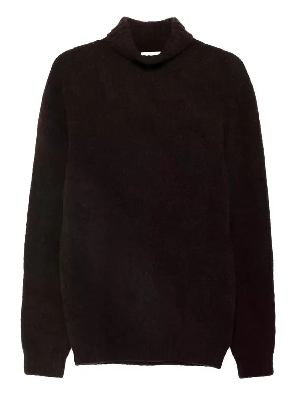SCAGLIONE Turtleneck Sweater - Brown