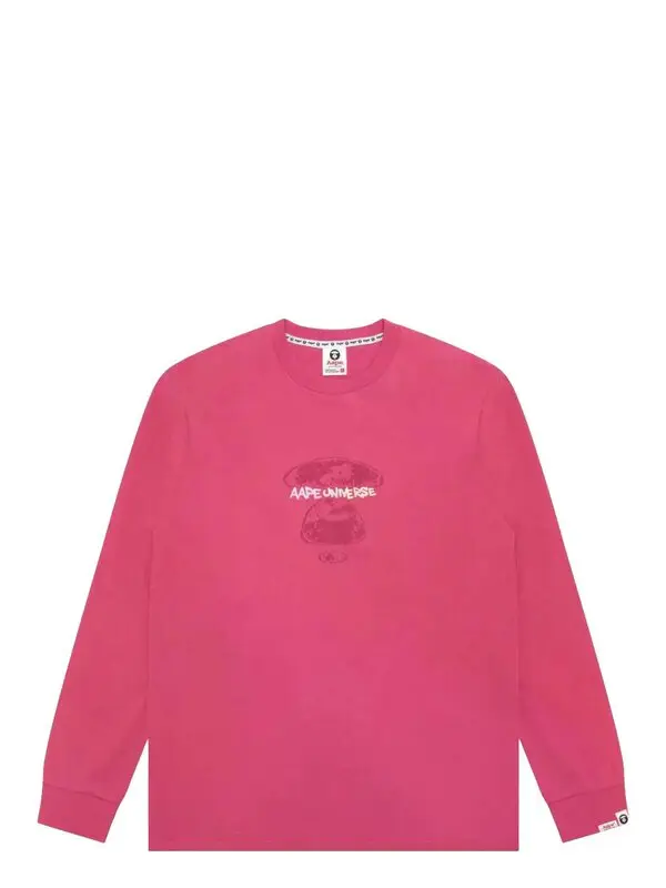 AAPE BY *A BATHING APE® Long-sleeved T-shirt - Pink