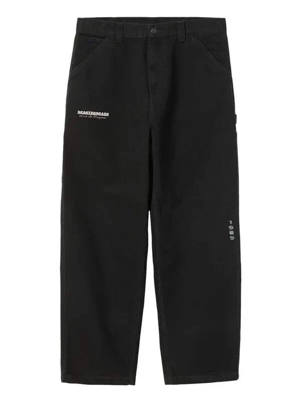 Carhartt Work In Progress Og Single Knee Graphic Pant - Black