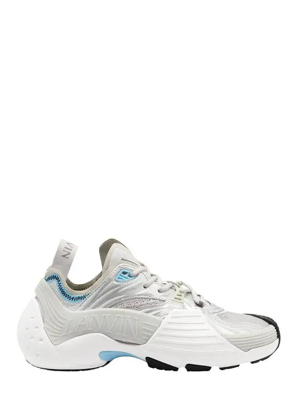 LANVIN Mesh Flash-x Sneakers - Silver