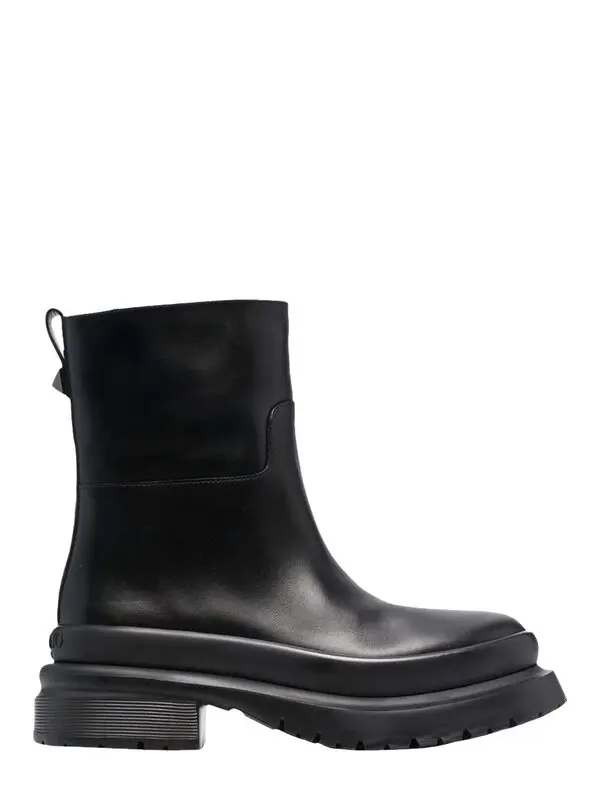 Valentino Garavani Roman Stud Ankle Boot - Black