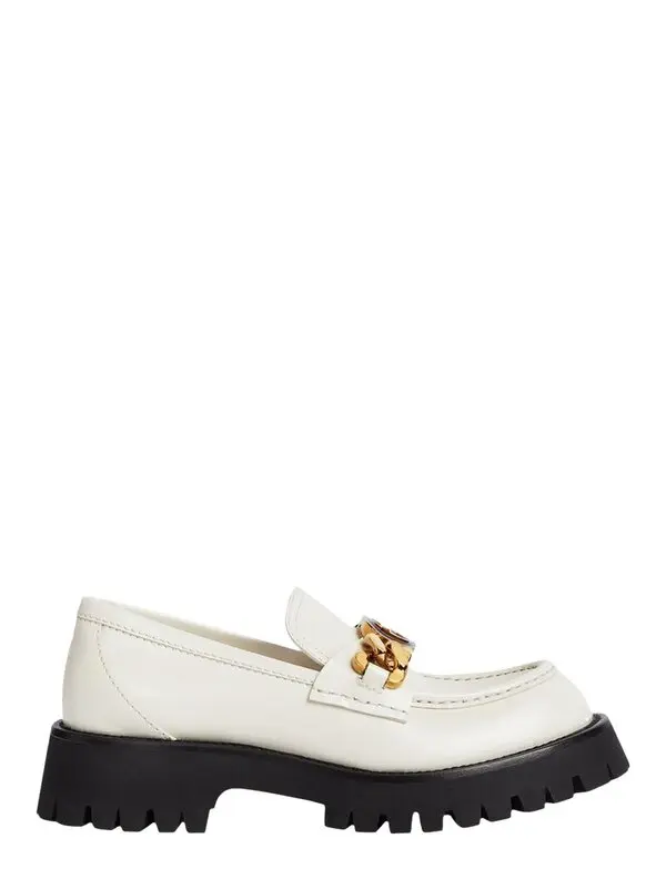 Gucci Lug Sole Loafer - White