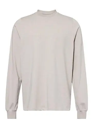 Rick Owens Crewneck Long-sleeve Cotton Jumper - Pearl