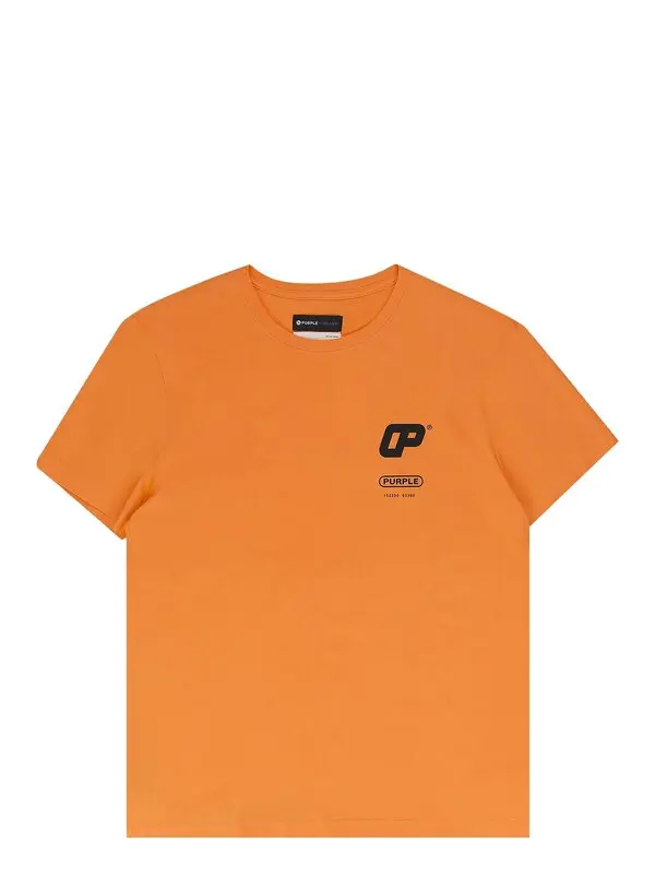 PURPLE BRAND Clean Jersey Short-sleeve Tee - Orange