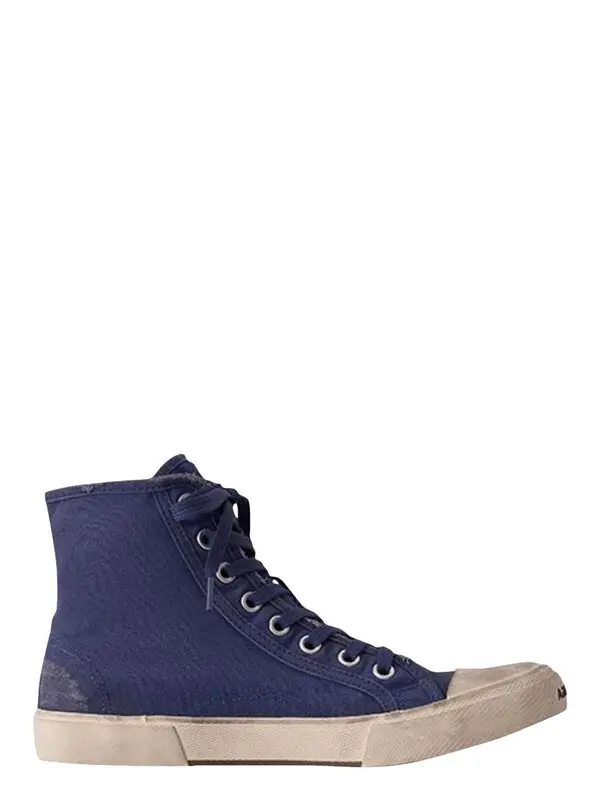 Balenciaga Paris High Destroyed - Blue