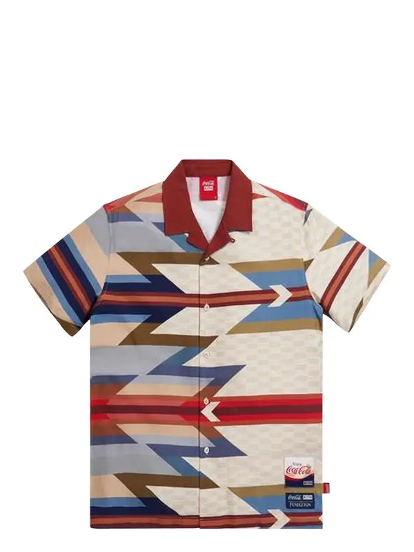 Kith X Coca-cola X Pendleton Camp Collar Shirt - Red