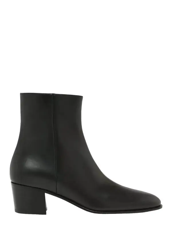 GIANVITO ROSSI Leather Heeled Boots - Nero