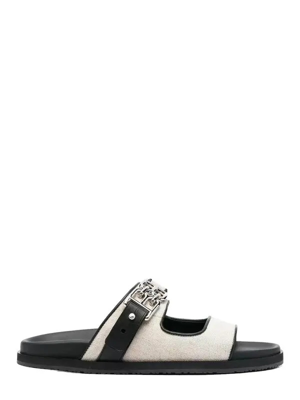 Bally Logo-plaque Open-toe Sandals - Neutrals