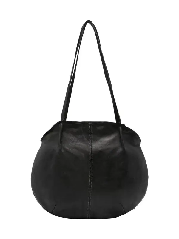 SOMMET Leather Shoulder Bag - Black