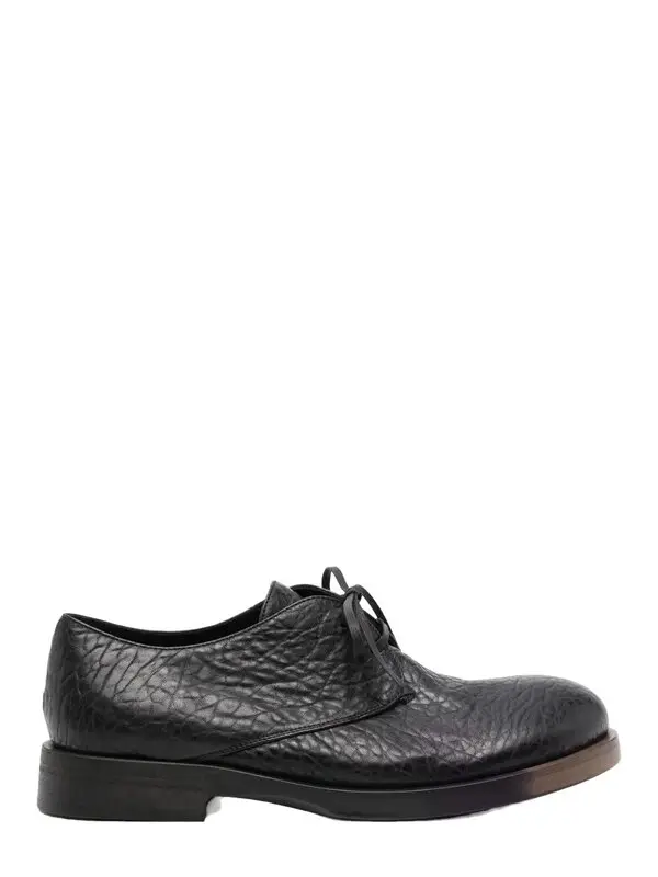 UMA WANG Leather Derby Shoes - Black
