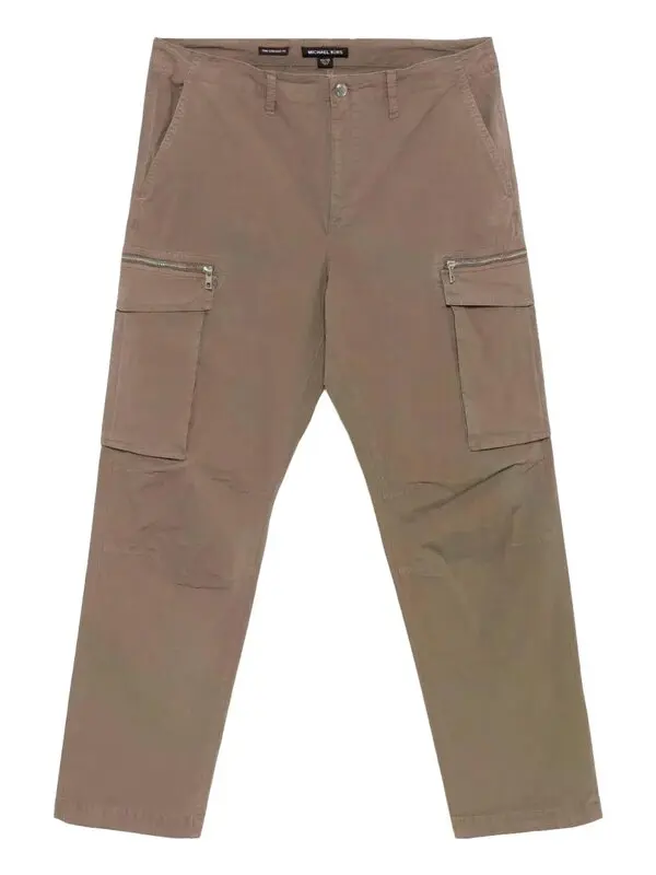 Michael Kors Poplin Cargo Trousers - Brown