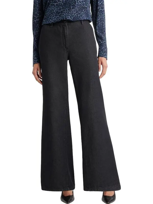 Kobi Halperin Effie Wide Leg Pants - Black