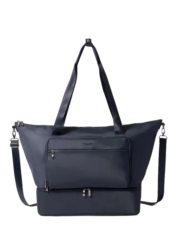 BAGGALLINI Park Ave Weekender Tote - French Navy Twill