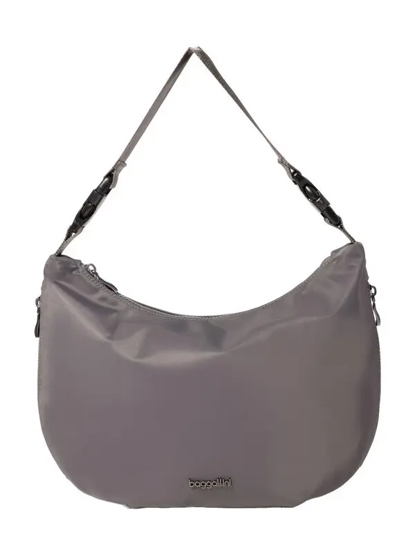 BAGGALLINI Crescent Convertible Hobo - Smoke Twill