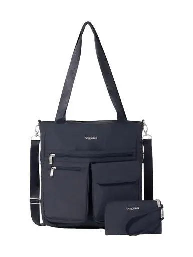 BAGGALLINI Everywhere Tote With Rfid Wristlet - French Navy
