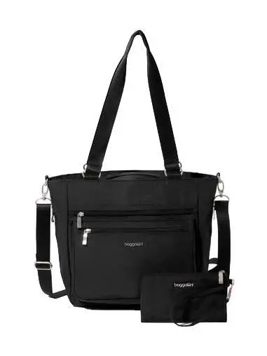 BAGGALLINI Everyday Shopper Tote With Wristlet - Black