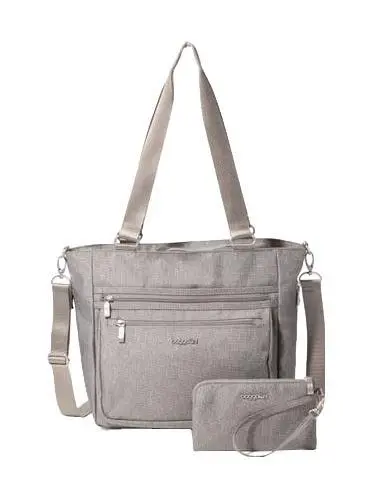 BAGGALLINI Everyday Shopper Tote With Wristlet - Stone Heritage