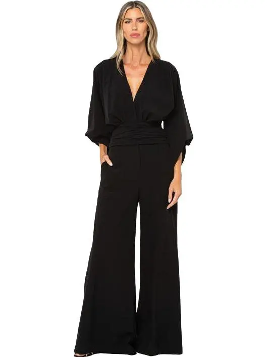 JBQ Oslo Full-length Wide Leg Pant - Black