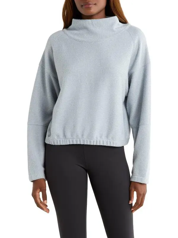 Prana Olivia Cowl Neck Sweater - Quarry