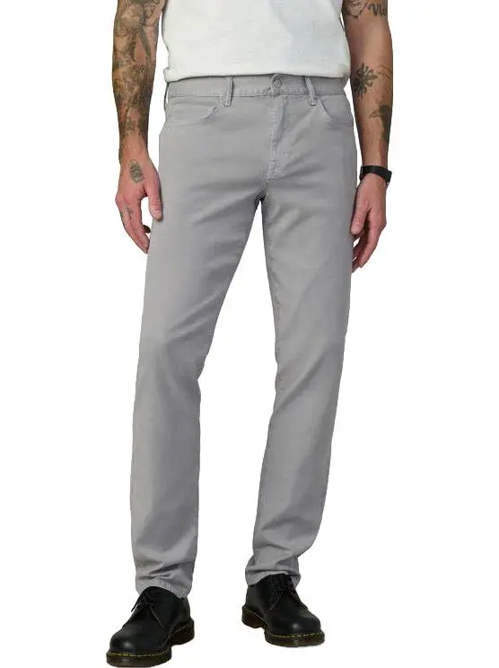 Joe's Jeans The Asher Slim Fit Five-pocket Twill Pants - Ultimate Grey