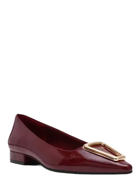 Anne Klein Cavina Pointed Toe Flat - Bordeaux