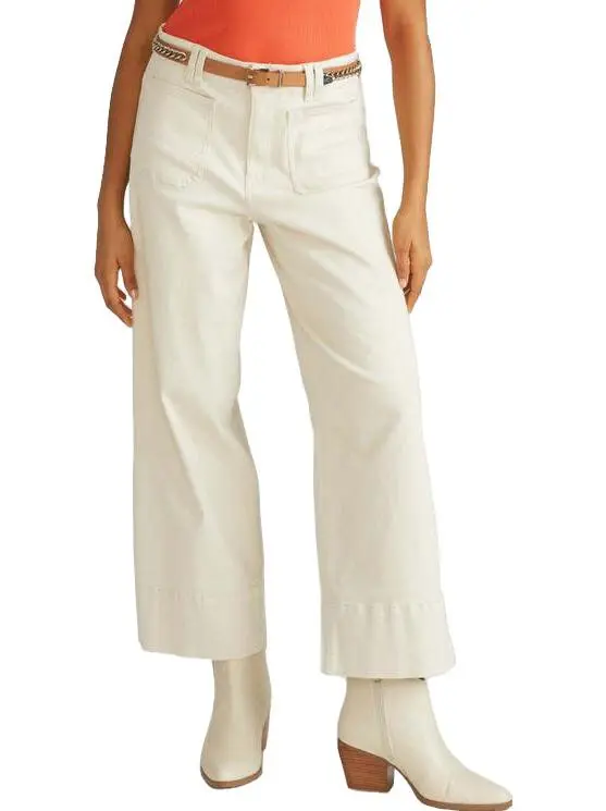 Universal Standard Claudia Wide Leg Jeans - Ecru